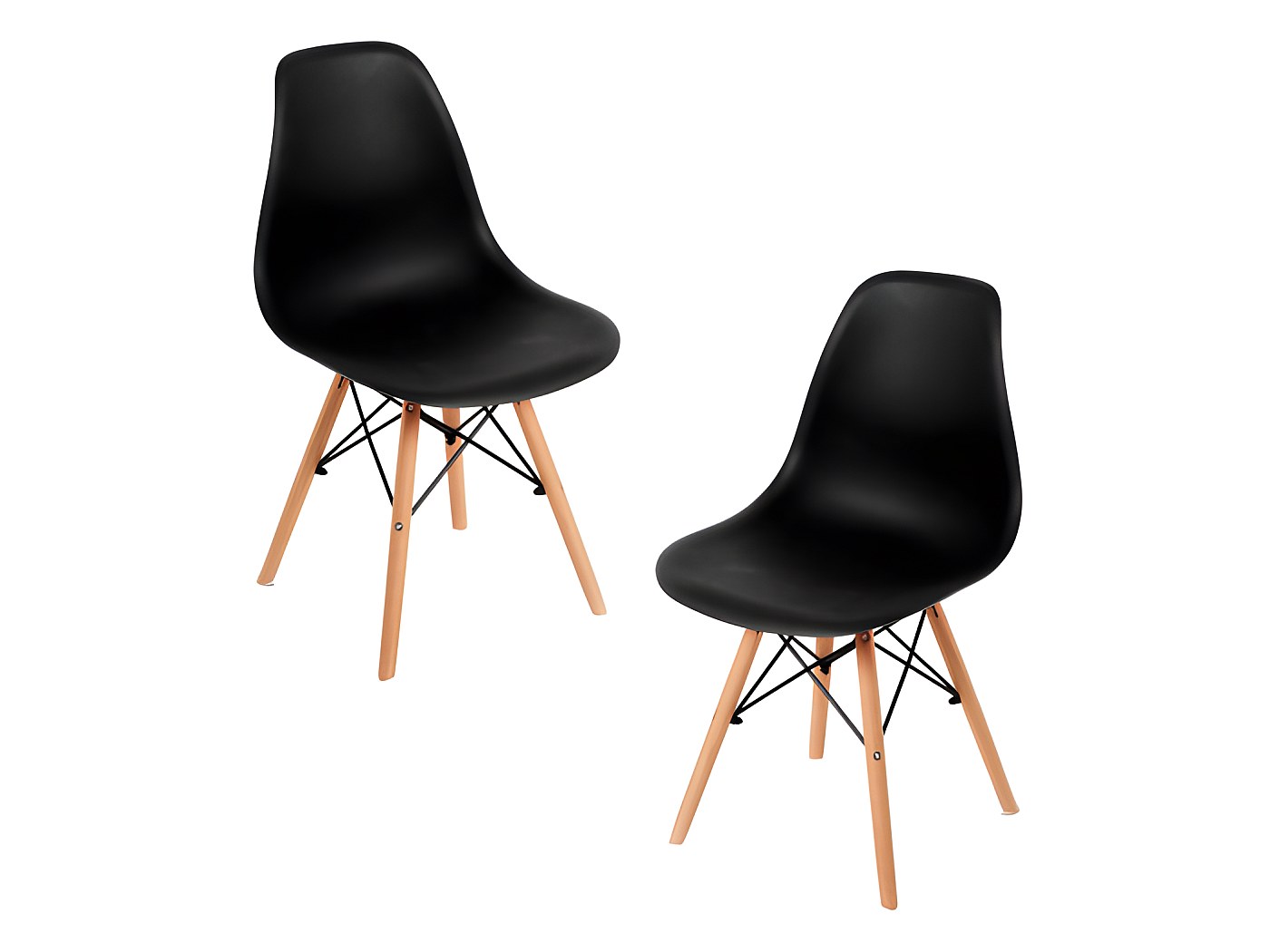 Pack 2 Sillas Tower Basic - Negro