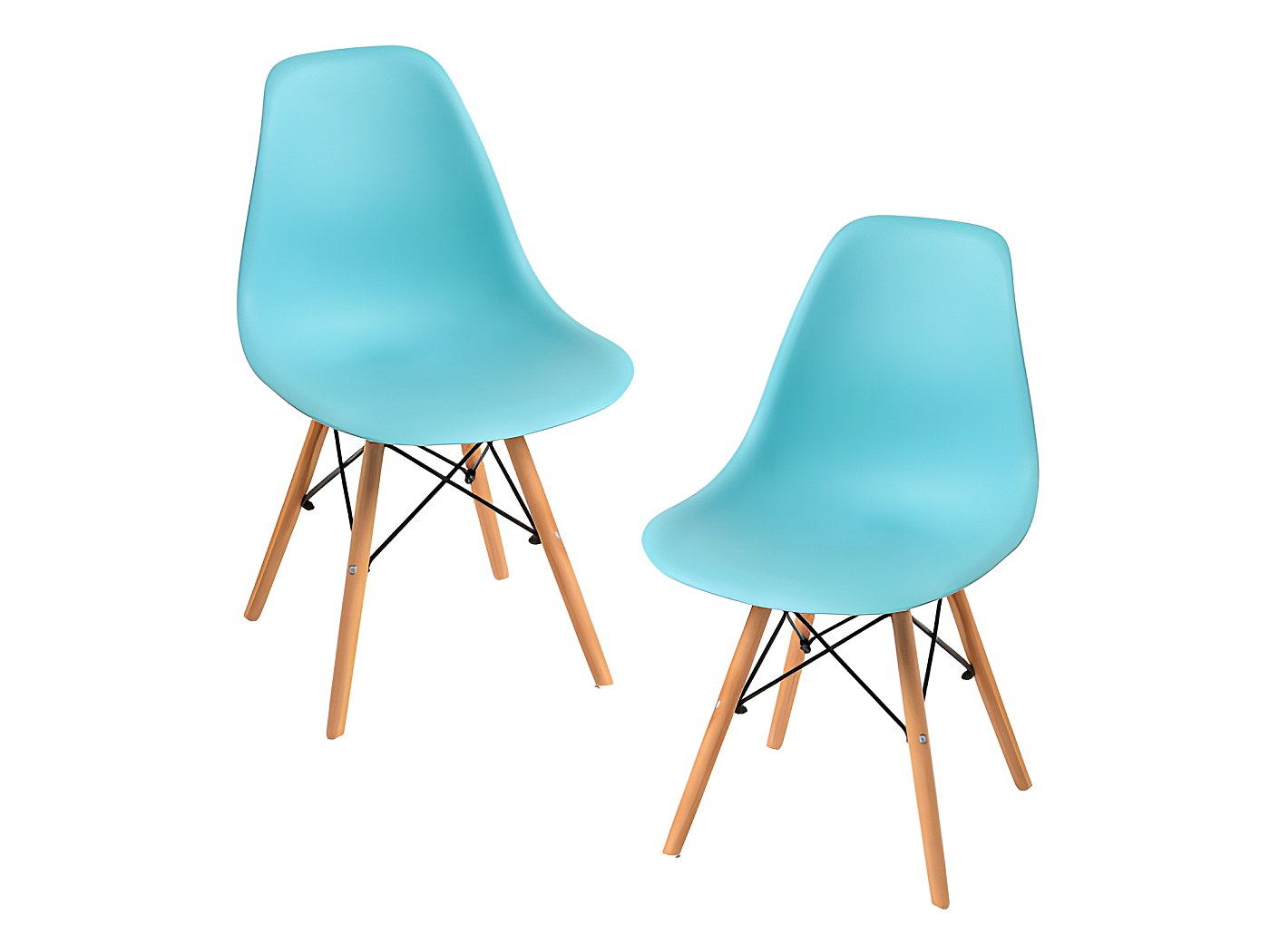 Pack 2 Sillas Tower Basic - Turquesa