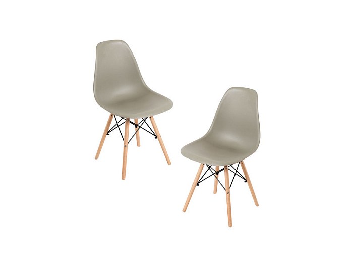 Pack 2 Sillas Tower Basic - Gris