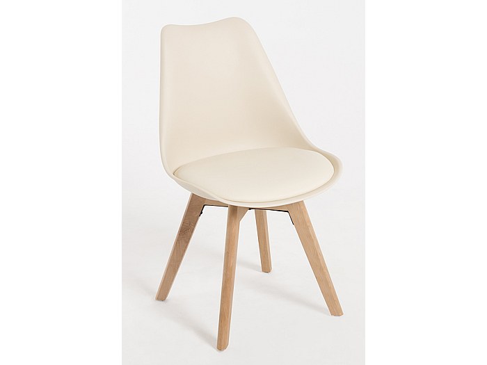 Pack 6 Sillas Synk Basic - Crema