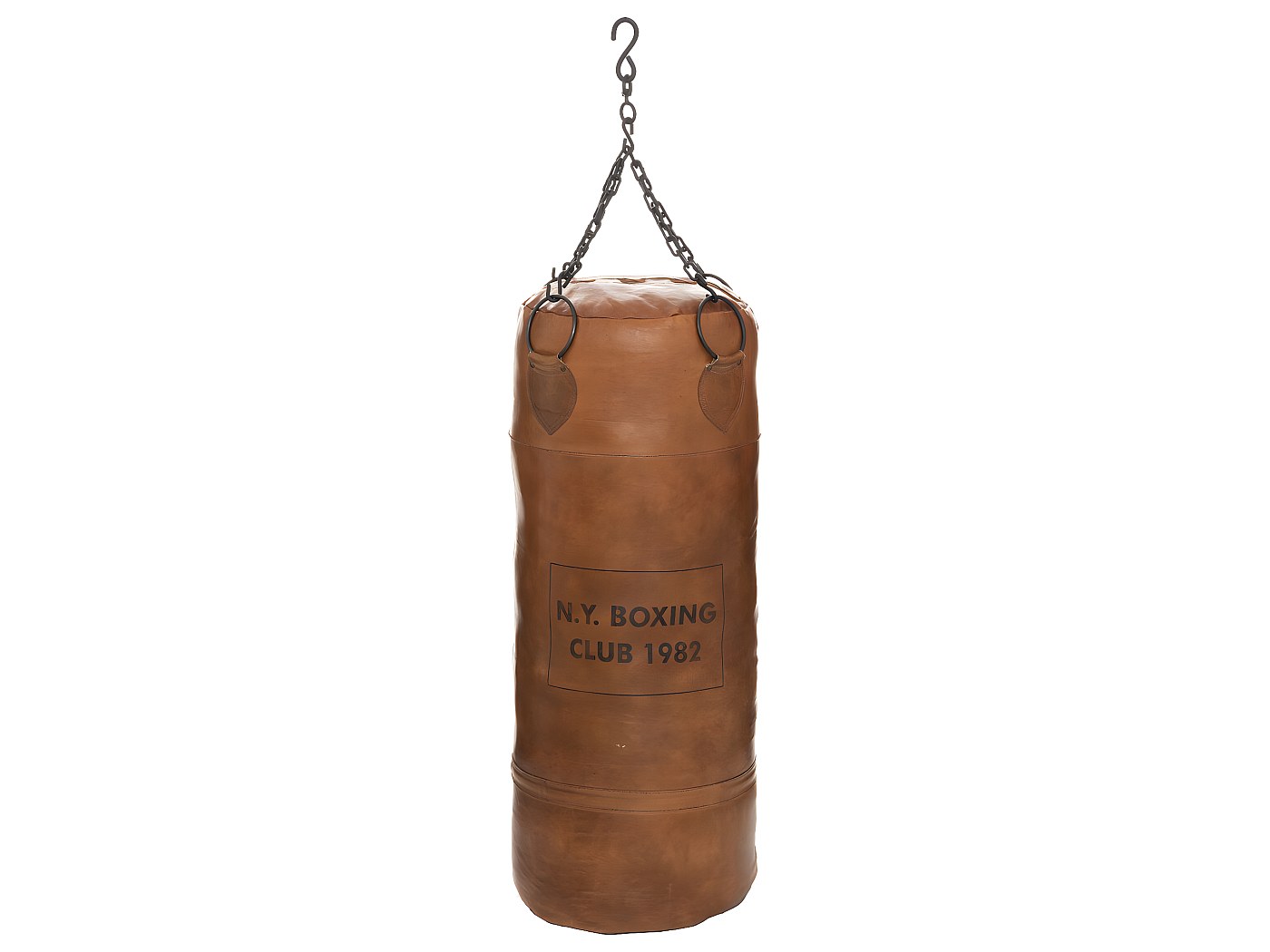 Sac de Boxe en Cuir D 36 x H 100 cm Esprit loft