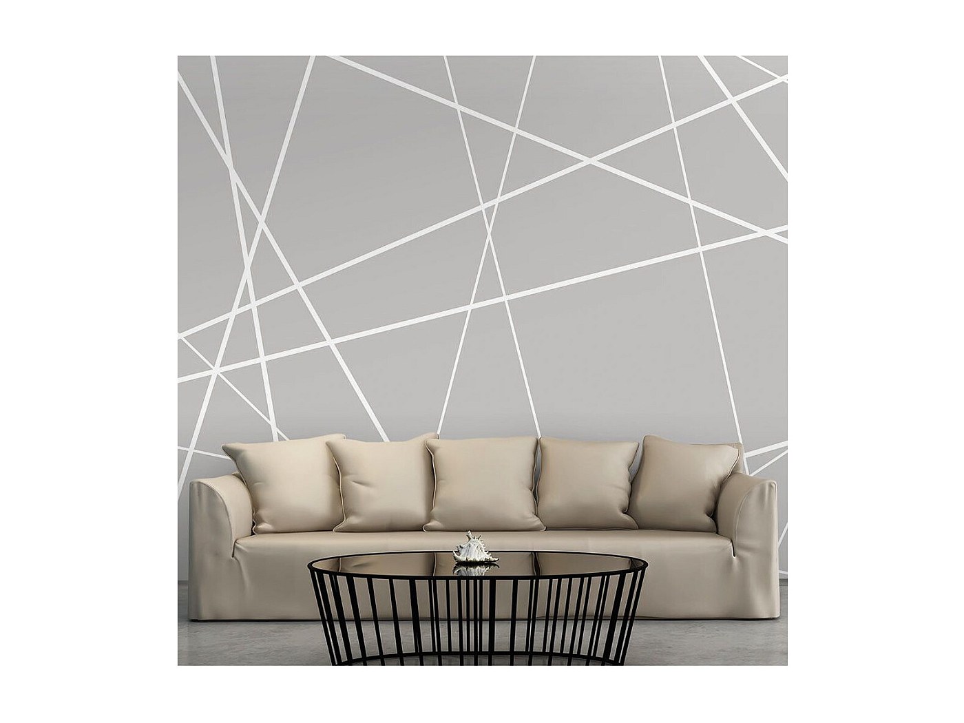 Papier Peint "Modern Cobweb" 140 x 200 cm