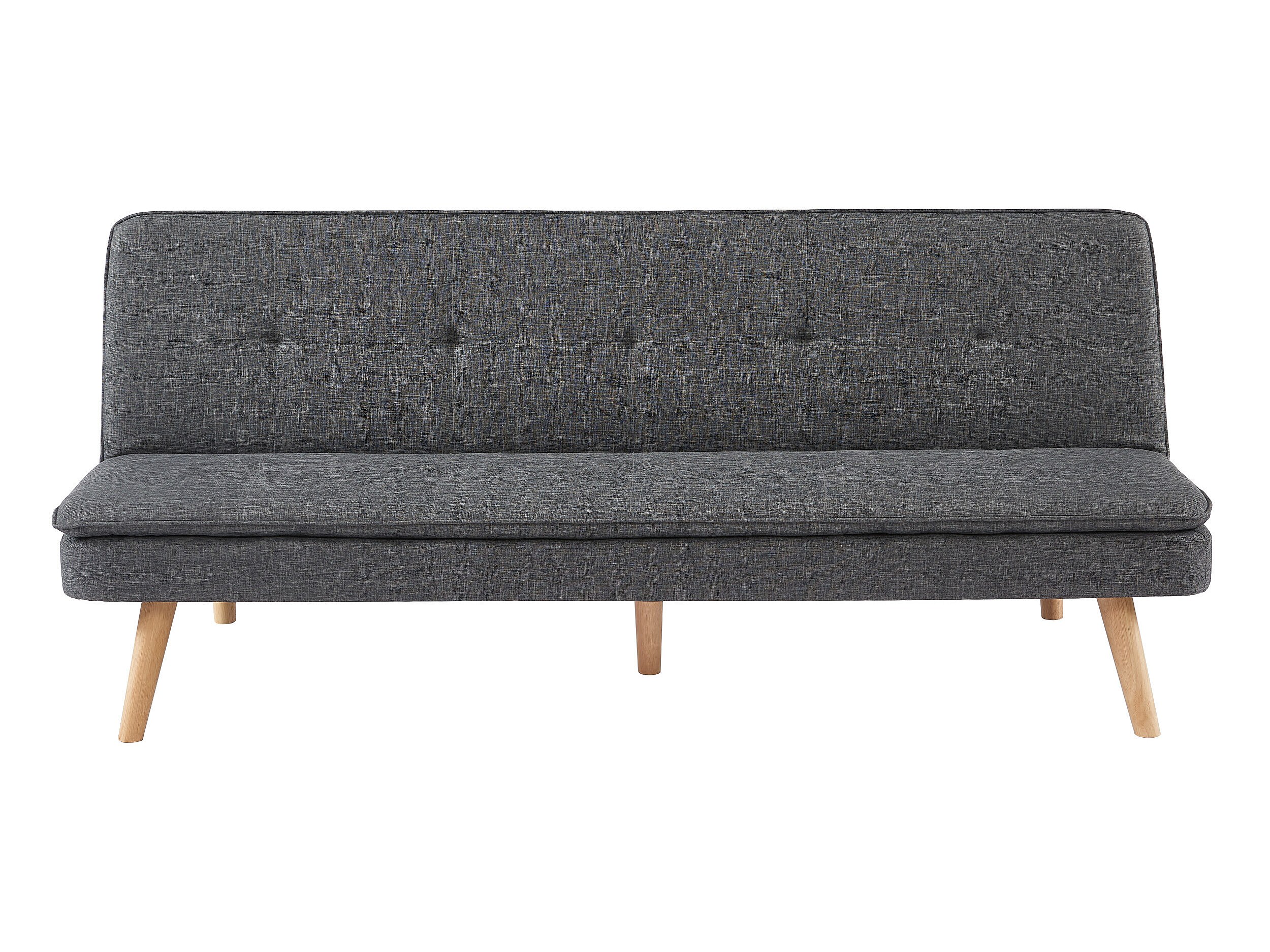 Banquette ELIO convertible tissu gris 3 places