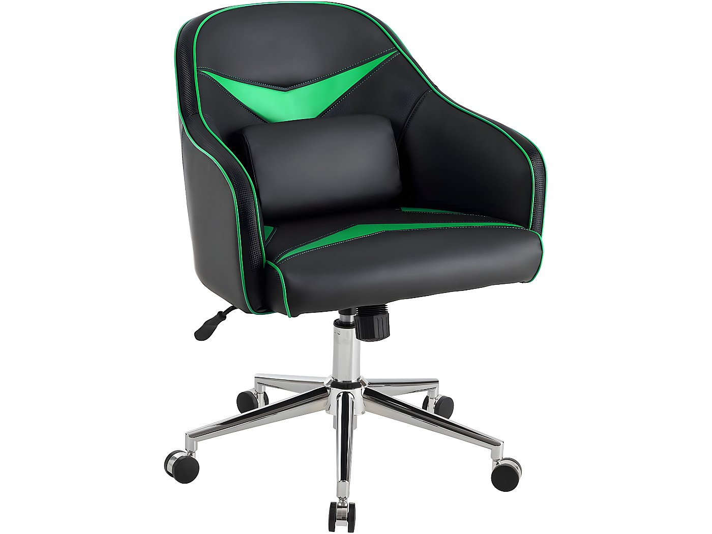 Fauteuil de Bureau Pivotant Hauteur Réglable, PU Durable Mousse Douce ...
