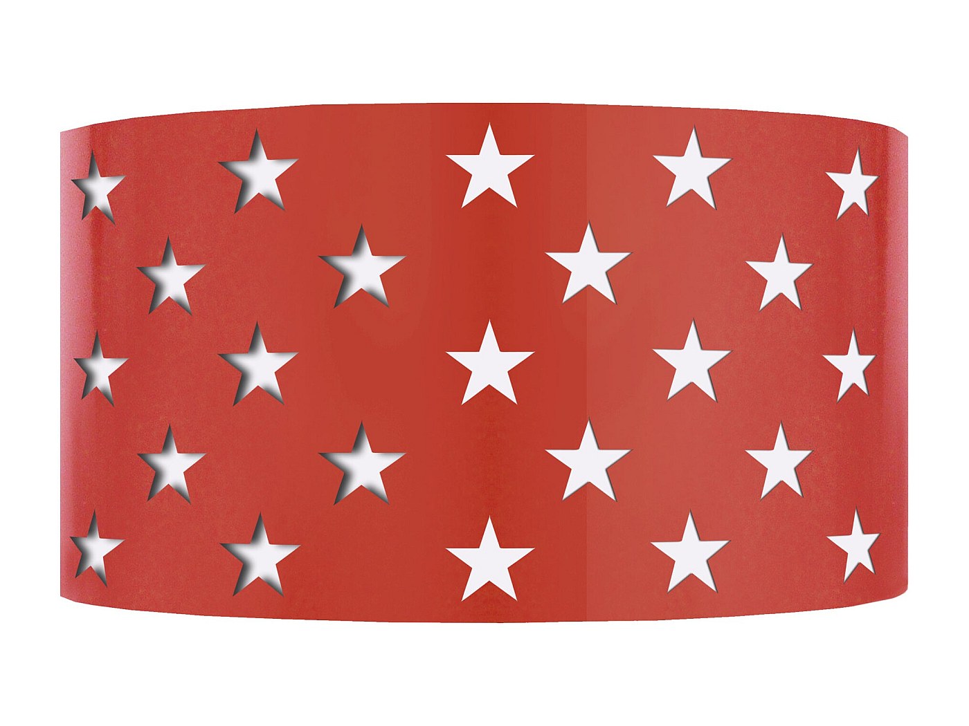 Aplique TOSEL ,metal,Rojo,A10,5xD13xP25cm