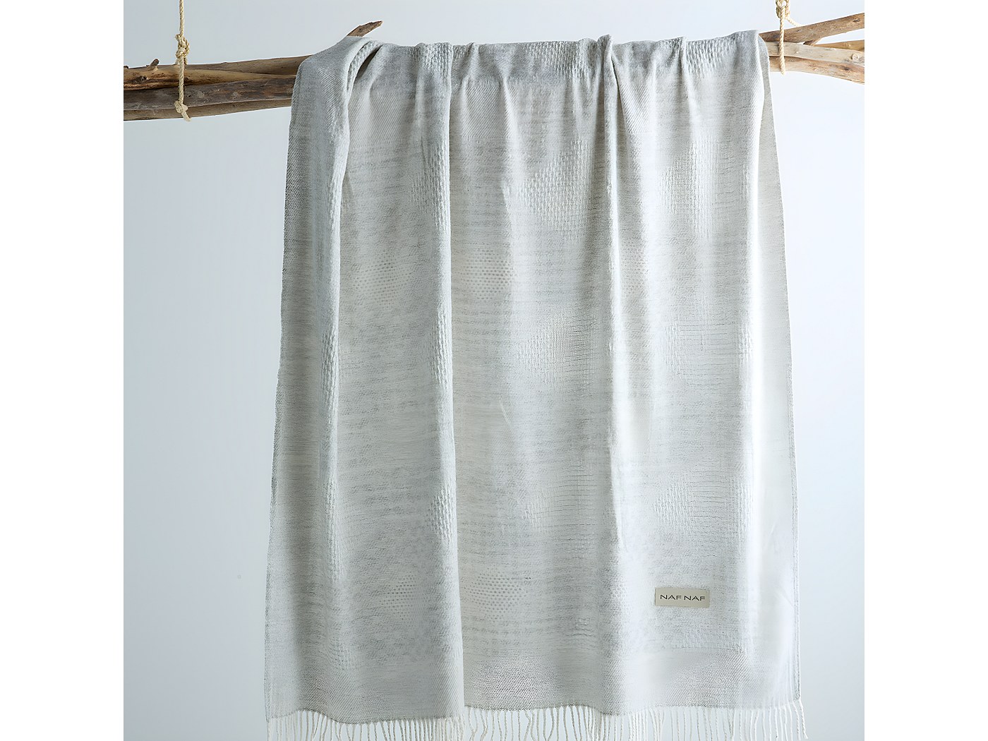 Plaid gris 130x170 cm ARLETH