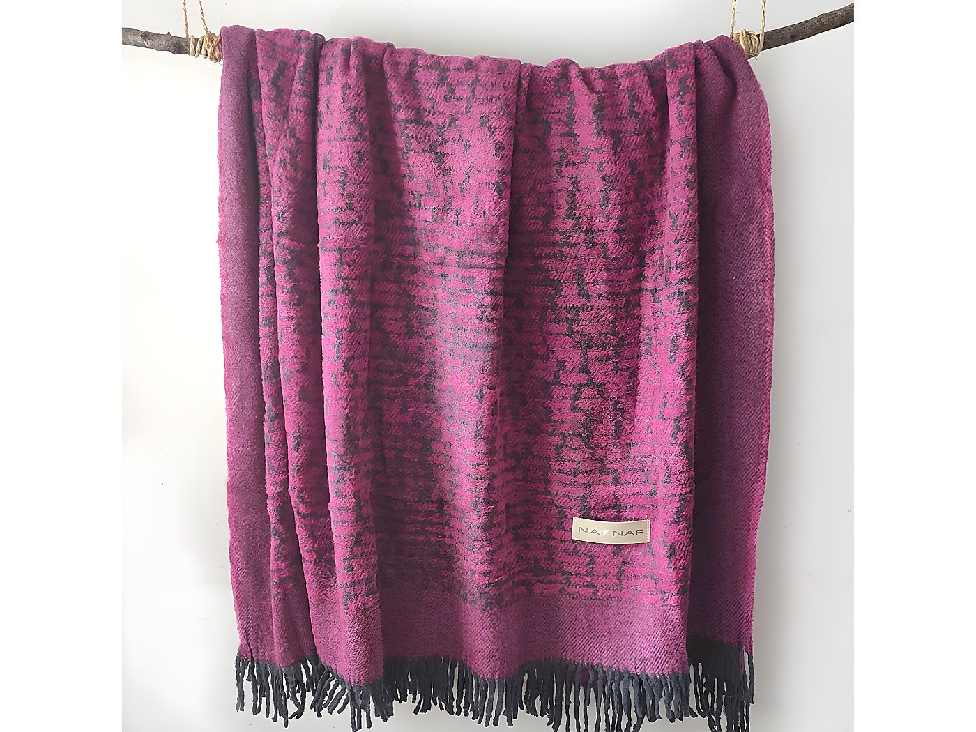 Plaid fuchsia 130x170 cm TYLOU